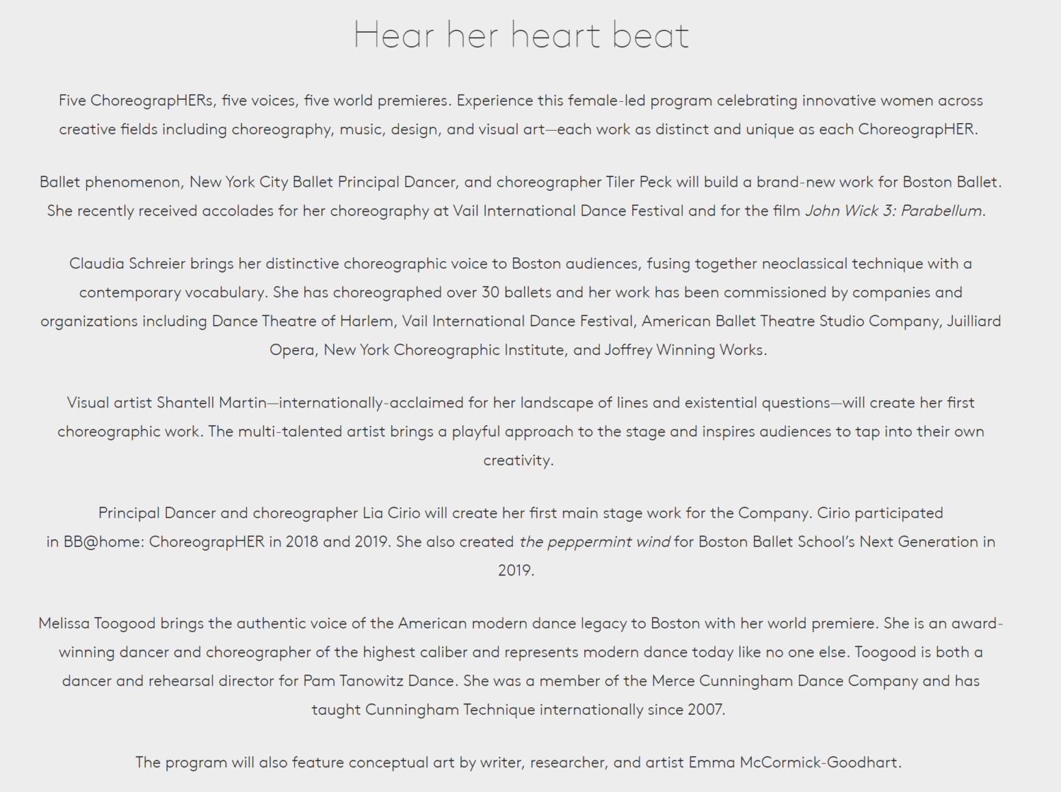 DANCE DATA PROJECT® ANNOUNCES 2020 “TOP 50” SAMPLE OF U.S. BALLET COMPANIES - Dance Data Project