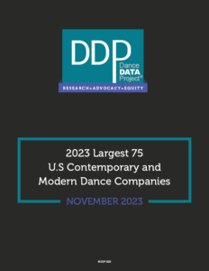 2023 Largest 75 U.S Contemporary and Modern Dance Companies - Dance Data Project